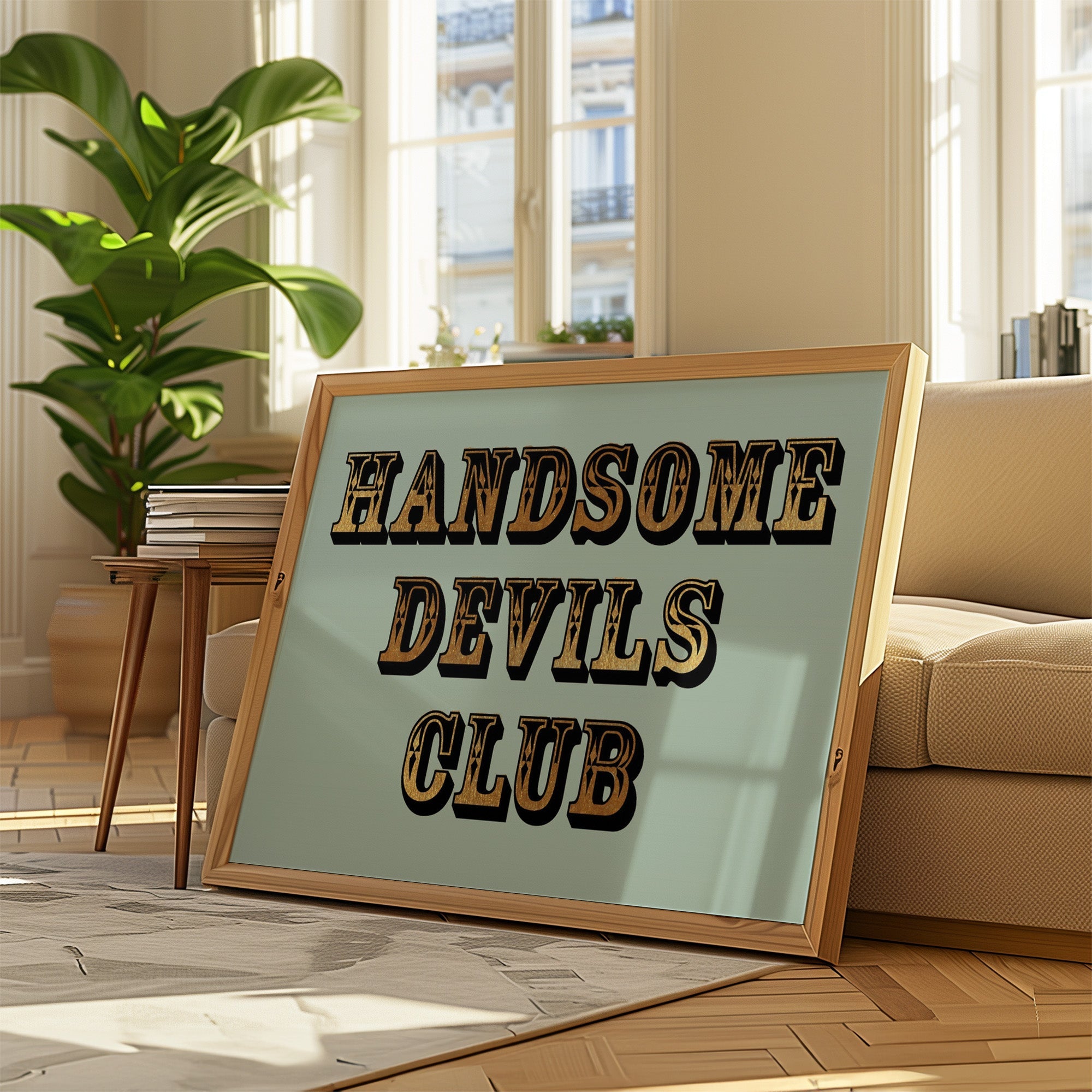 Handsome Devils Club (Blue) Print – Punk Haus