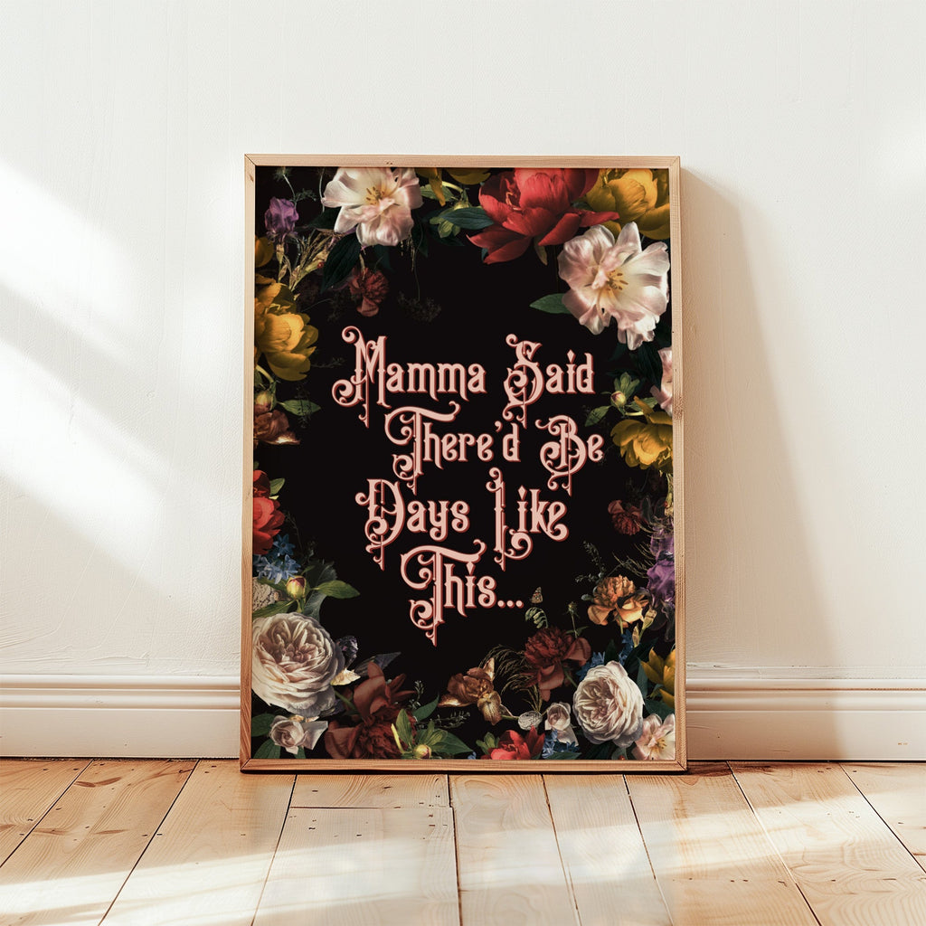 Mamma Said Print – Punk Haus