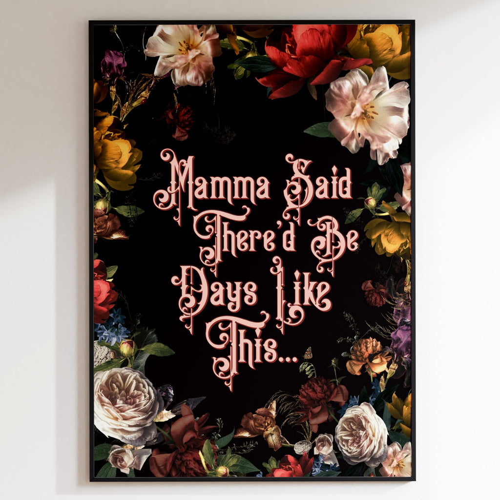 Mamma Said Print – Punk Haus